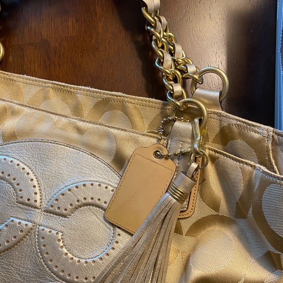 Coach | Bags | Coach Colette Signature Op Art Sateen | Poshmark